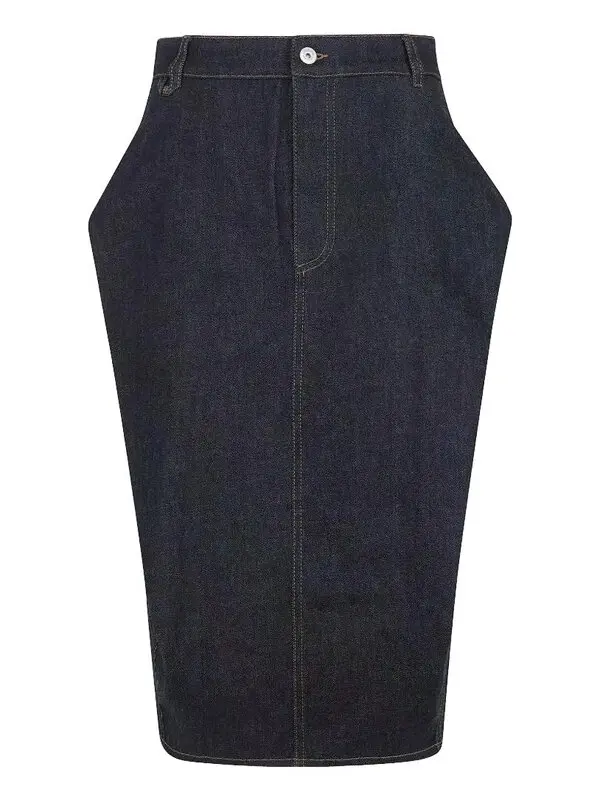 Jacquemus De-nîmes Cubisto Skirt - Blue
