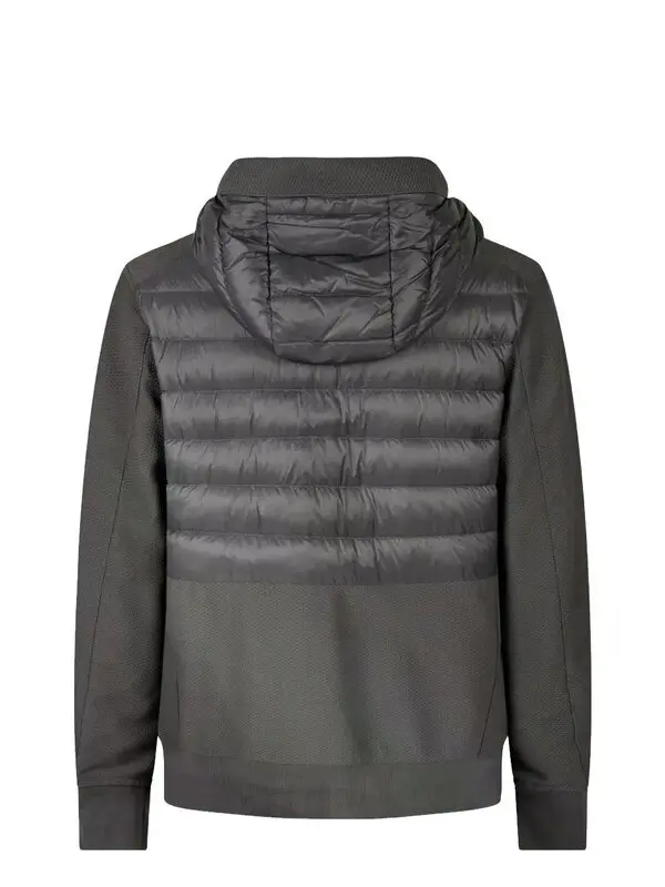 PARAJUMPERS Quilted Panelled Hooded Jacket - Grey