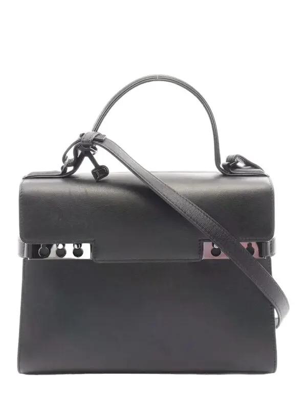 Delvaux Tempête Mm Handbag - Black