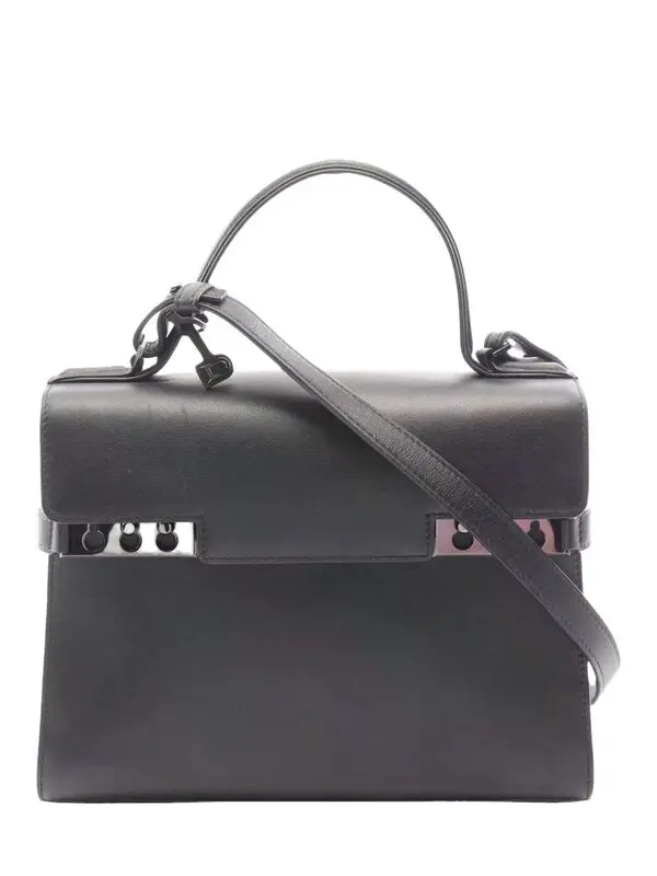 Delvaux Tempête Mm Handbag - Black