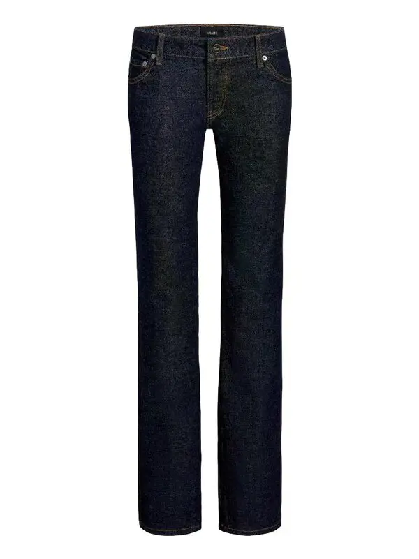 Khaite Conforti Jeans In Stretch Indigo - Blue