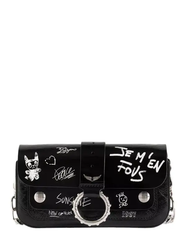 Zadig&Voltaire X Kate Moss Arty-tag Bag - Black
