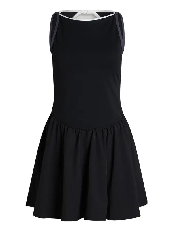 TALA Skinluxe Boat Neck Active Dress - Shadow Black
