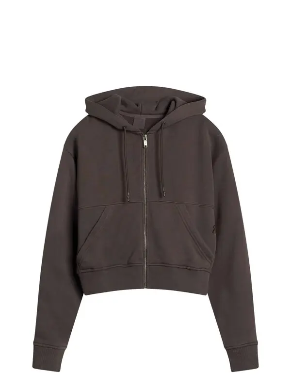 On Club Collective Zip-up Hoodie - Espresso