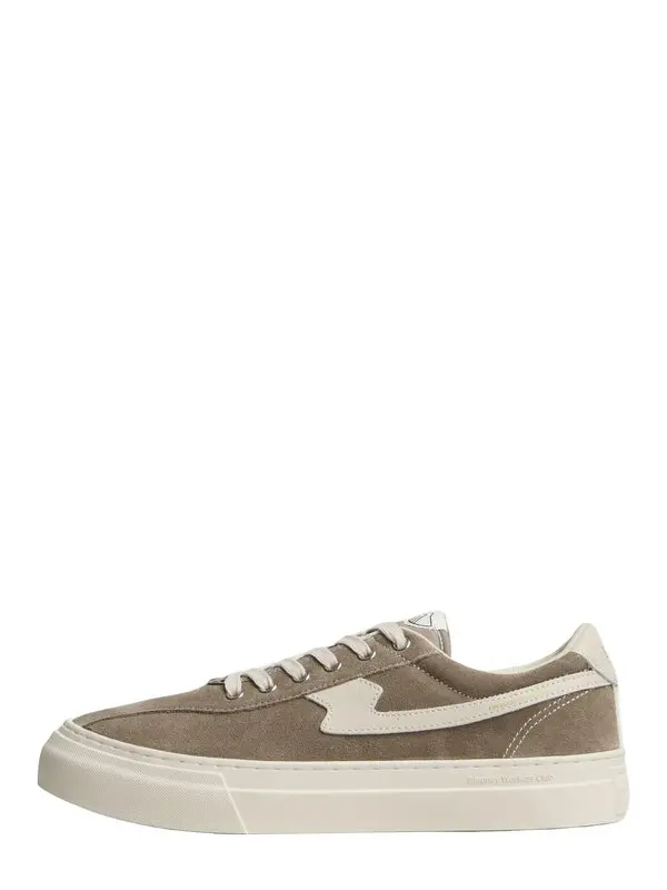 S.W.C STEPNEY WORKERS CLUB Dellow S-strike Cup Suede Sneaker - Warm Grey