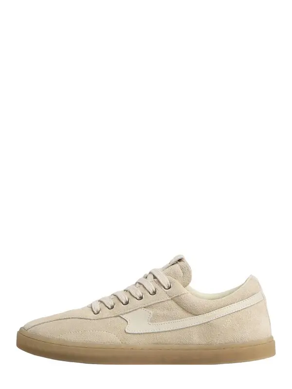 S.W.C STEPNEY WORKERS CLUB Surma S-strike Suede Sneaker - Oat