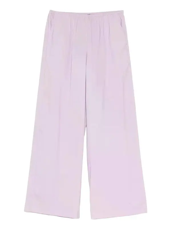 Cynthia Rowley Pleated Detail Trousers - Purple