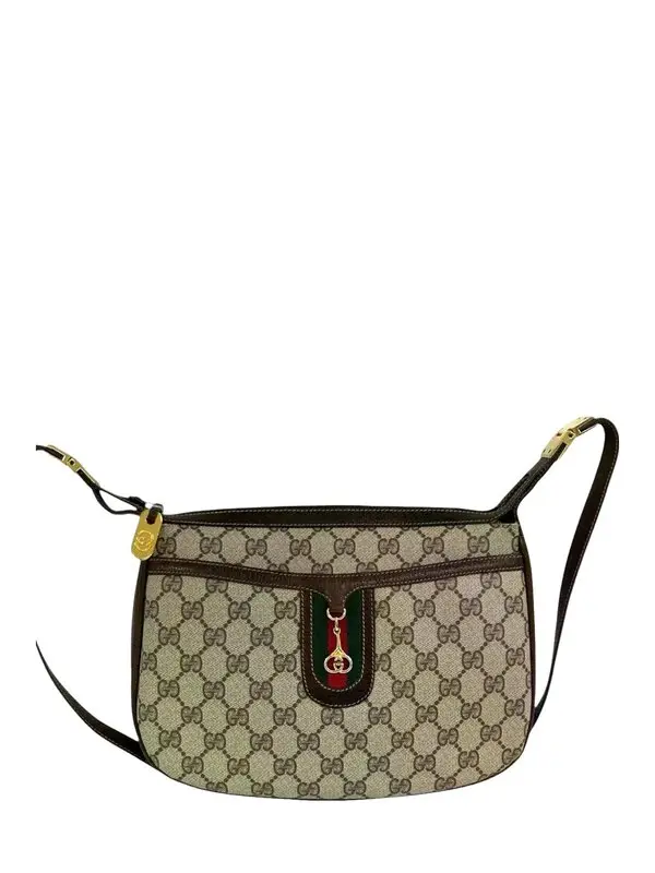 Gucci Gg Supreme Web Crossbody Bag - Neutrals