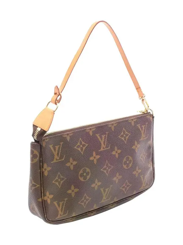 LOUIS VUITTON Monogram Pochette Accessoires Shoulder Bag - Brown