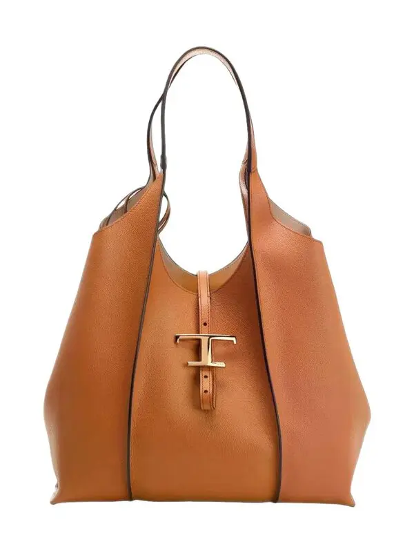 TOD'S Timeless Shopping Bag In Leather - Brown
