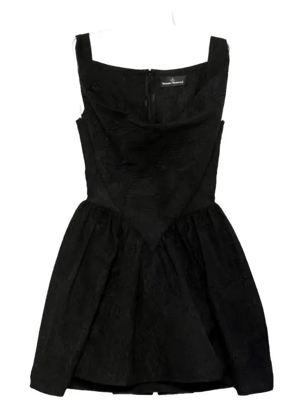 VIVIENNE WESTWOOD Off-the-shoulder Mini Dress - Black