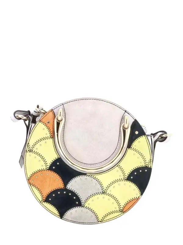 Chloé Studded Suede Shoulder Bag - Blue