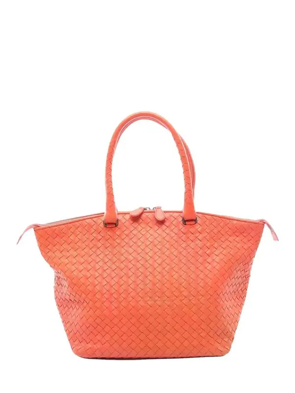 Bottega Veneta Intrecciato Tote Bag - Orange