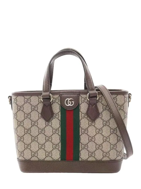 Gucci Ophidia Gg Supreme Tote Bag - Neutrals