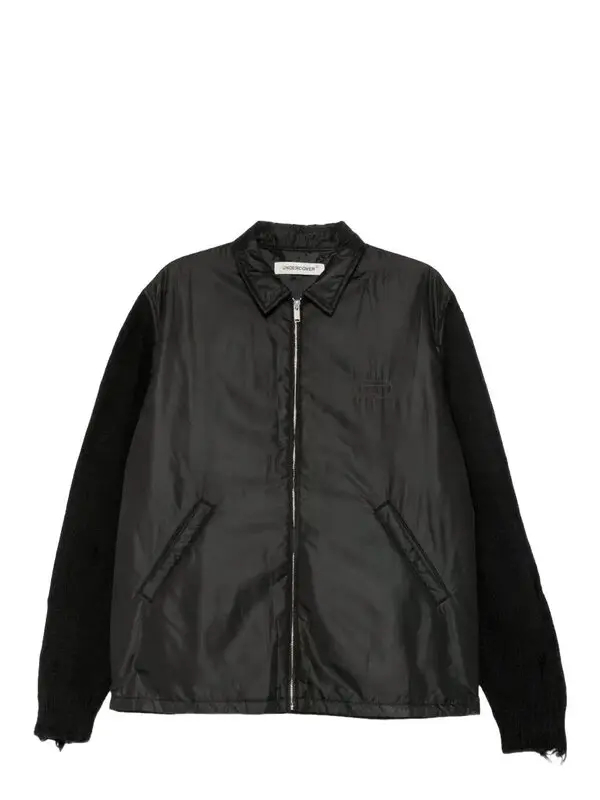 Undercover Panelled Zip-up Jacket - Black