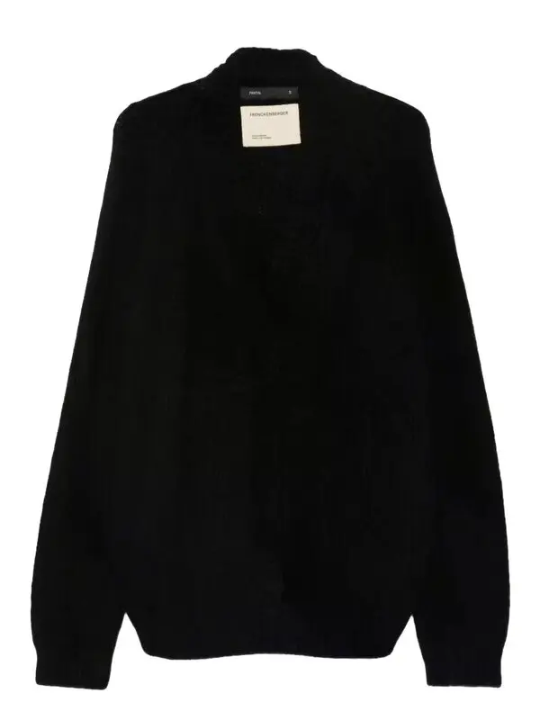 Frenckenberger Chunky Knit Cardigan - Black
