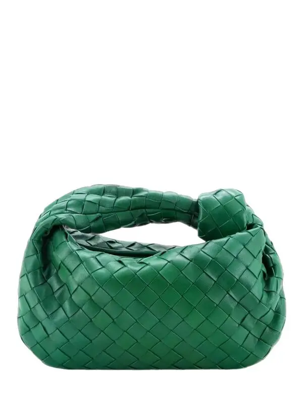 Bottega Veneta Jodie Intrecciato Nappa Mini Hobo Bag - Green