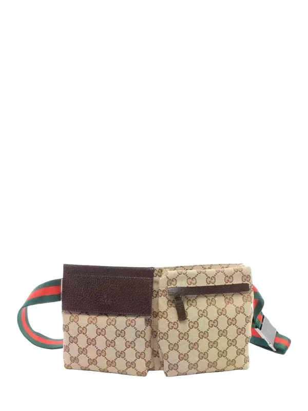Gucci Gg Canvas Belt Bag - Neutrals
