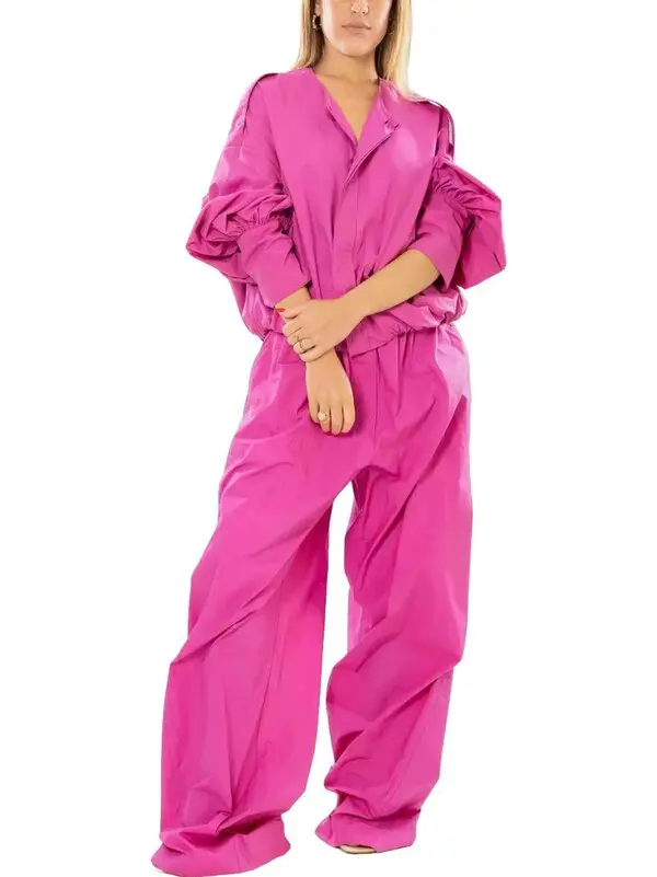 THELATEST Dora Elasticated Straight-leg Trousers - Pink