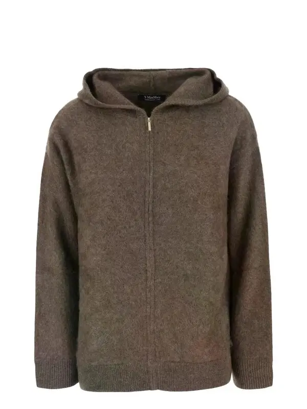 Max Mara Yak Zip-up Hoodie - Neutrals