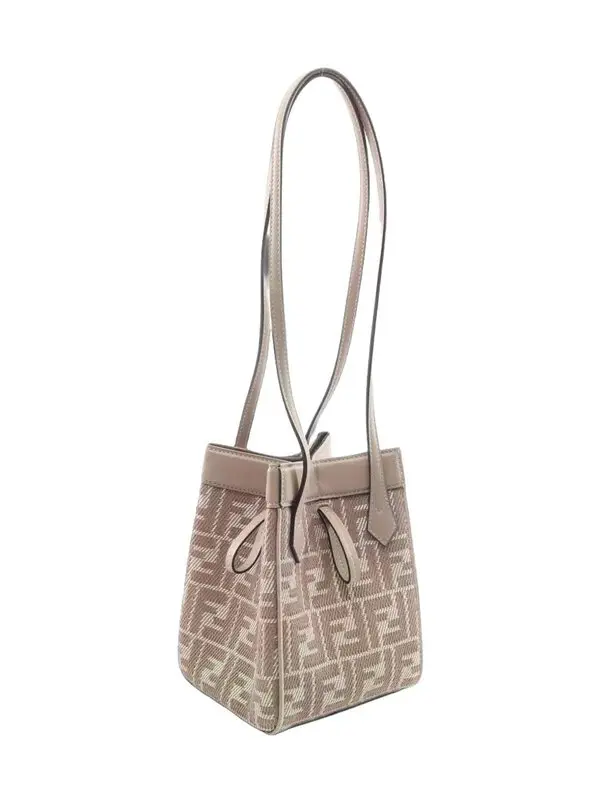 Fendi 2020s Origami Mini Shoulder Bag - Brown