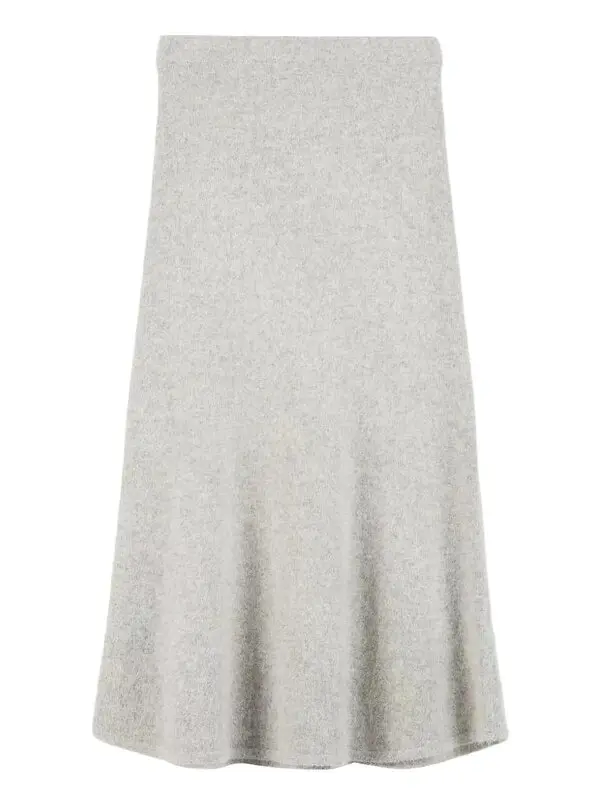 TWINSET Knitted Midi Skirt - Grey