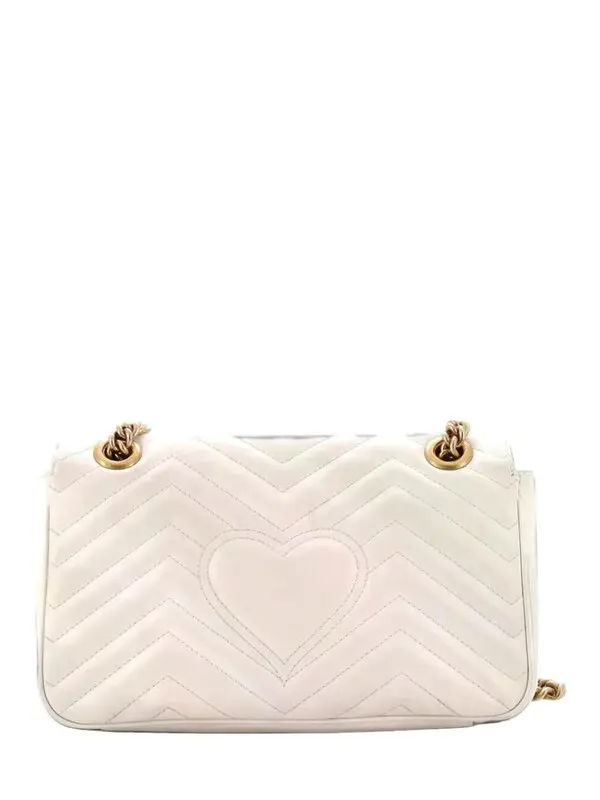 Gucci Gg Marmont Matelasse Leather Small Crossbody Bag - Neutrals