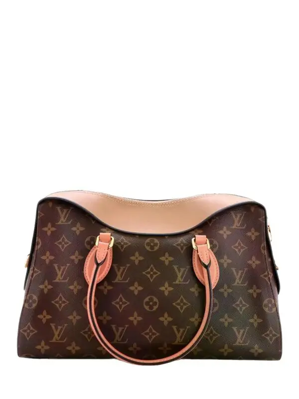 LOUIS VUITTON Monogram Canvas Leather Satchel - Neutrals