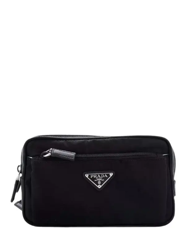 Prada Tessuto Small Belt Bag - Black