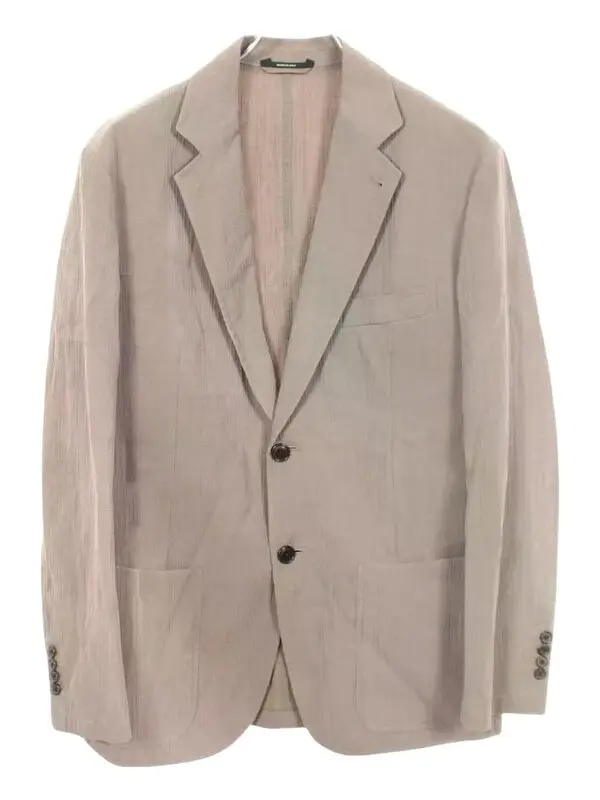 Hermès Seersucker Button-up Jacket - Neutrals