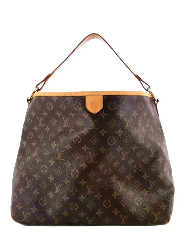 LOUIS VUITTON Monogram Canvas Mm Hobo Bag - Brown