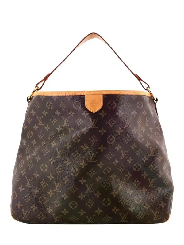 LOUIS VUITTON Monogram Canvas Mm Hobo Bag - Brown