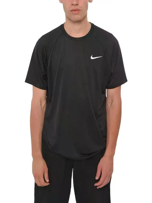Nike Logo-print Raglan-sleeve T-shirt - Black