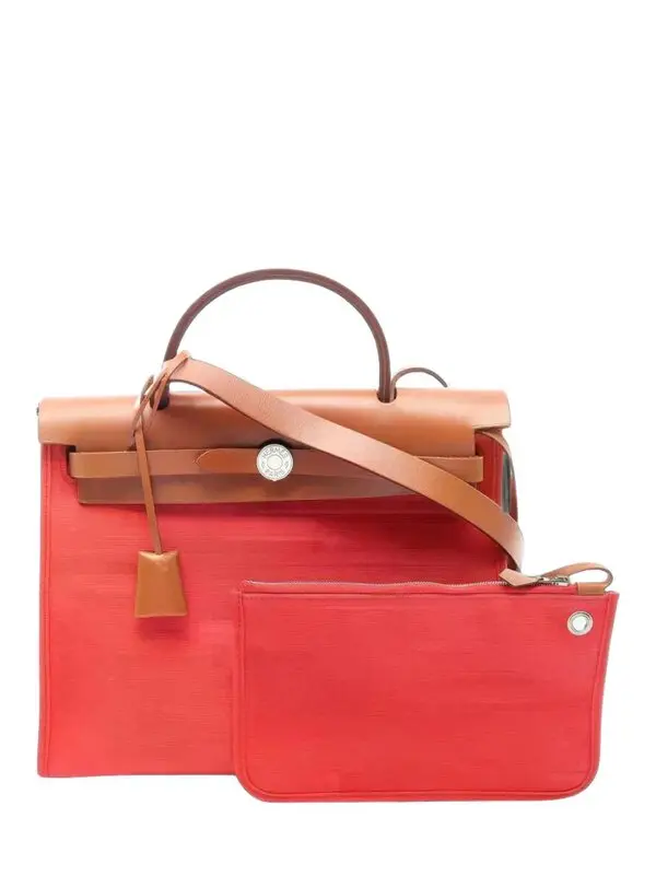 Hermès Herbag Zip Pm Handbag - Red