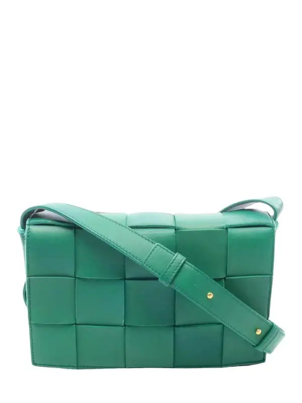 Bottega Veneta Cassette Shoulder Bag - Green