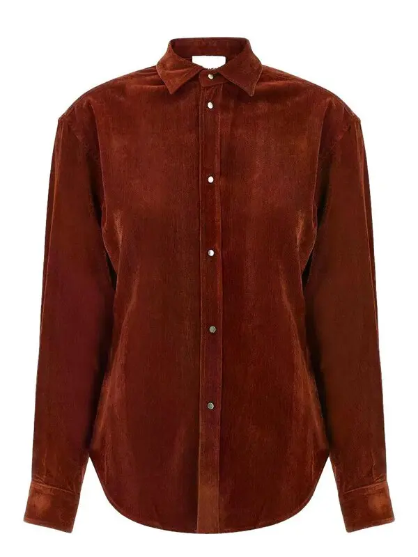 NUDE Snap-button Fastening Shirt - Red