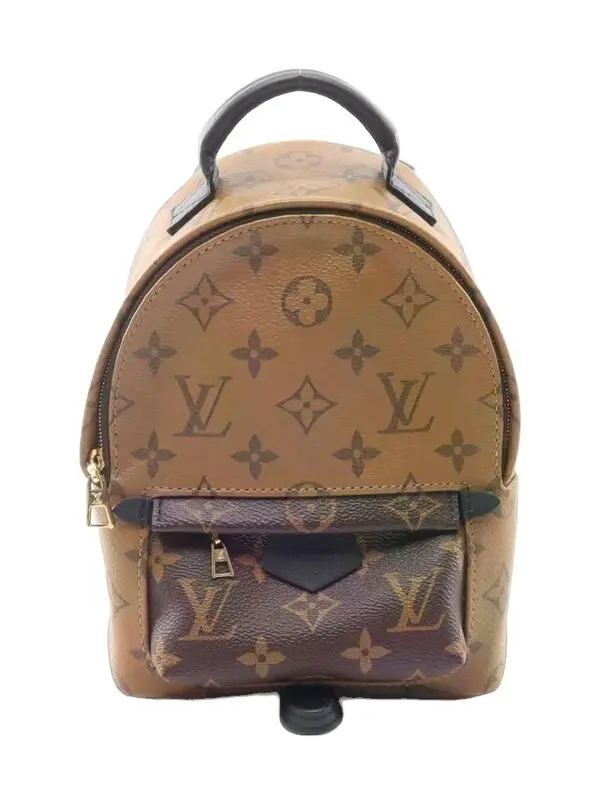 LOUIS VUITTON 2019 Palm Springs Monogram Reverse Backpack - Brown