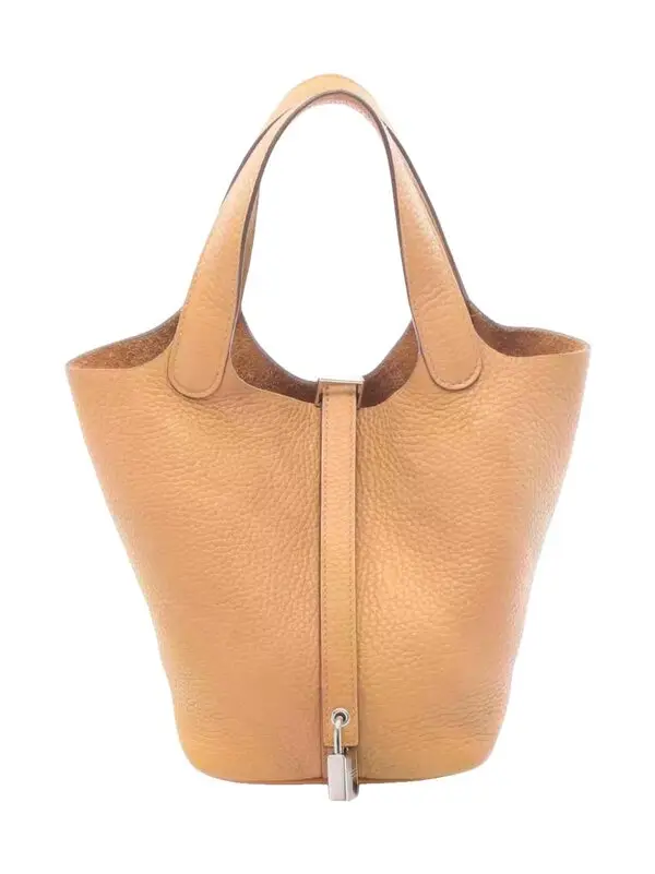 Hermès Clemence Picotin Lock 18 Handbag - Brown