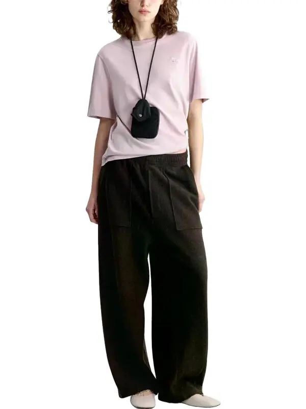 Maison Kitsuné Baby Fox Logo-patch T-shirt - Pink