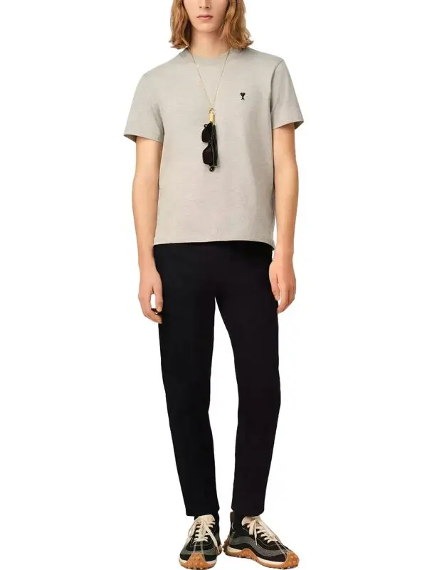 AMI Paris Tapered Cotton Jeans - Black