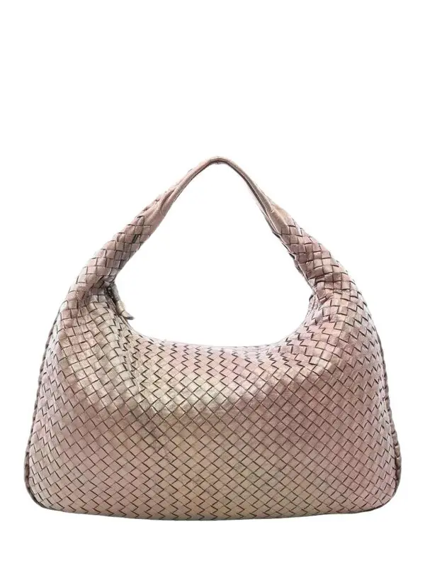 Bottega Veneta 2000s Intrecciato Shoulder Bag - Brown