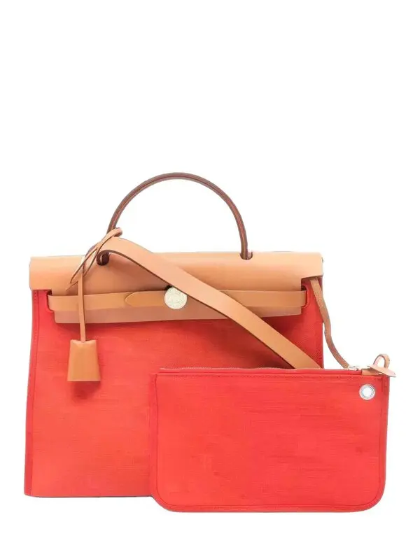Hermès Herbag Zip Pm Tote Bag - Red