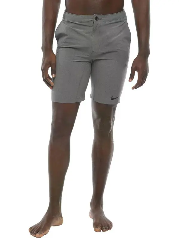 Nike Dri-fit Logo Print Shorts - Grey