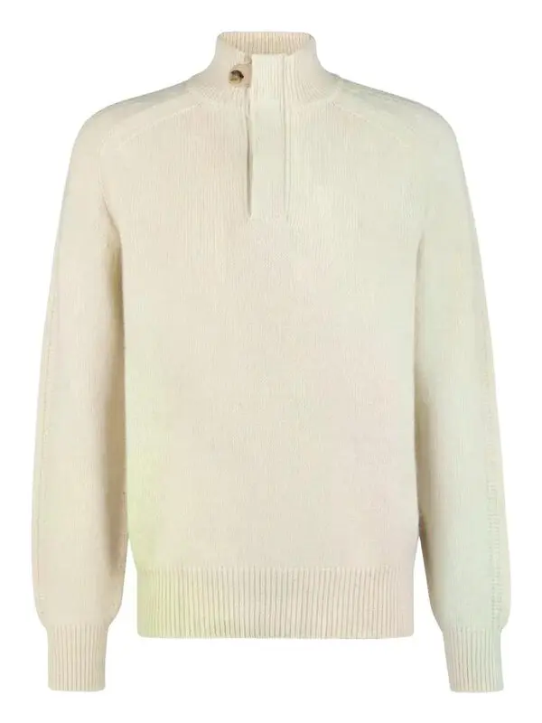 TOD'S Cashmere Half-zip Pullover - Neutrals