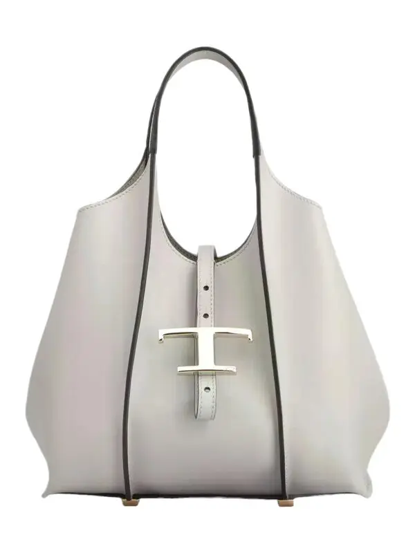 TOD'S Mini T Timeless Shopping Bag - Grey