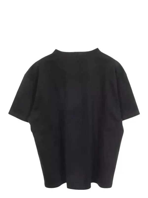 Hermès Cartouche Floral-print T-shirt - Black