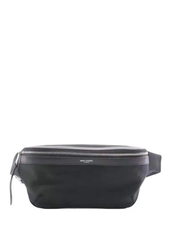 Saint Laurent Zipped Belt Bag - Black