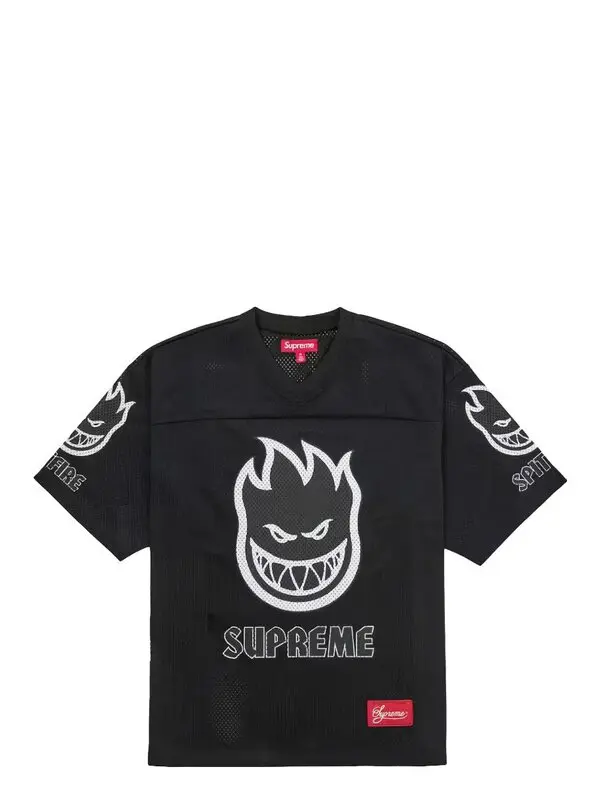 Supreme Spitfire V-neck T-shirt - Black