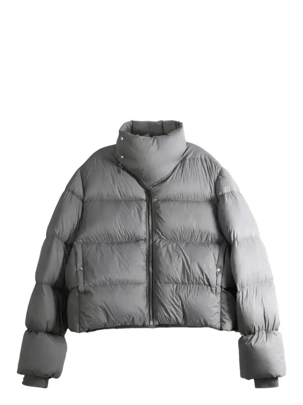 Rick Owens High-neck Padded Jacket - Grey