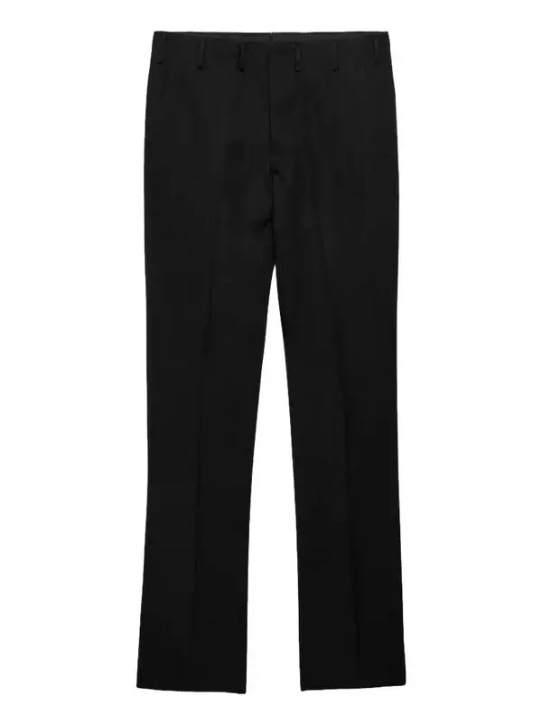 Prada Tailored Wool Trousers - Black